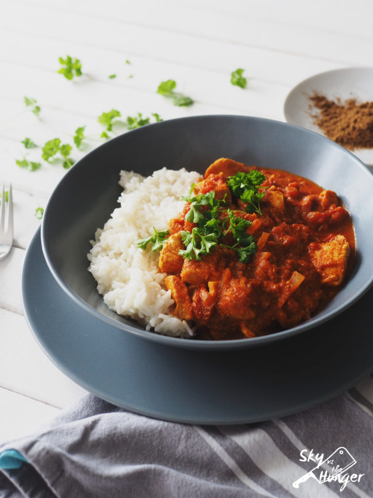 Chicken Tikka Masala mit Reis - SKY VS THE HUNGER